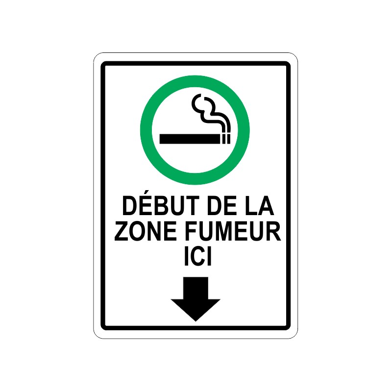 Affiche D but De La Zone Fumeur Ici Avec Fl che Affiche D but De La Zone Fumeur Ici Avec Fl che