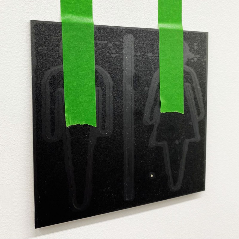 Pictogrammes découpés en relief autocollants personnalisables pour ...