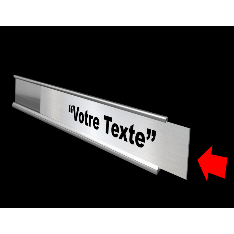 Plaque professionnel personnalisée avec support de plaque de bureau ou ...